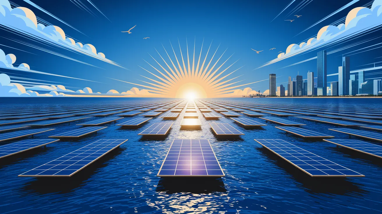 China Unveils World's Largest 1 Gw Open-Sea Solar Project, Setting New