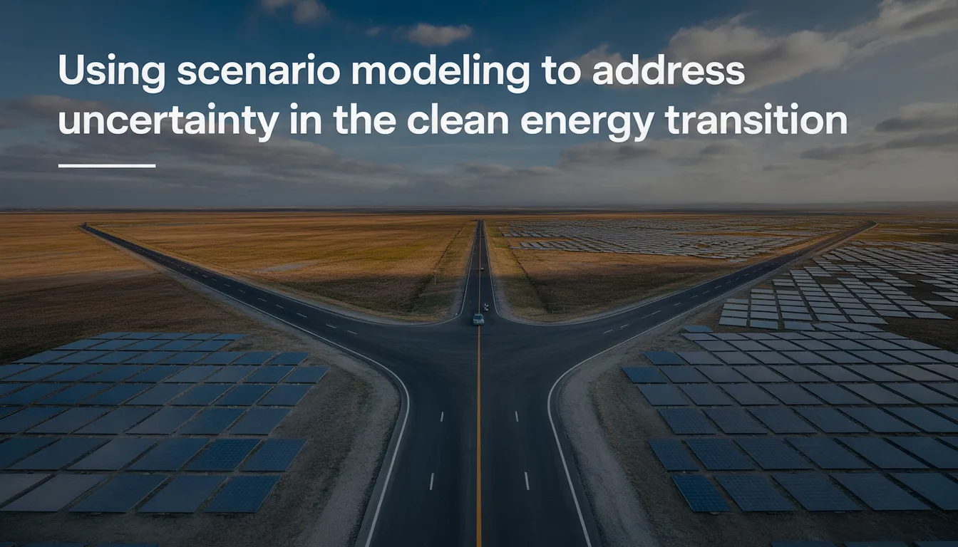 Navigating the Future: Scenario Modeling as a Key to Clean Energy